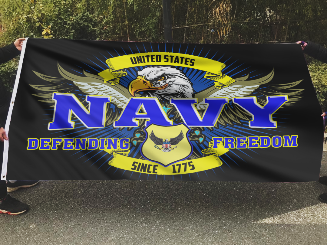 Navy Defending Freedom Since 1775 Flag – Respect The Look