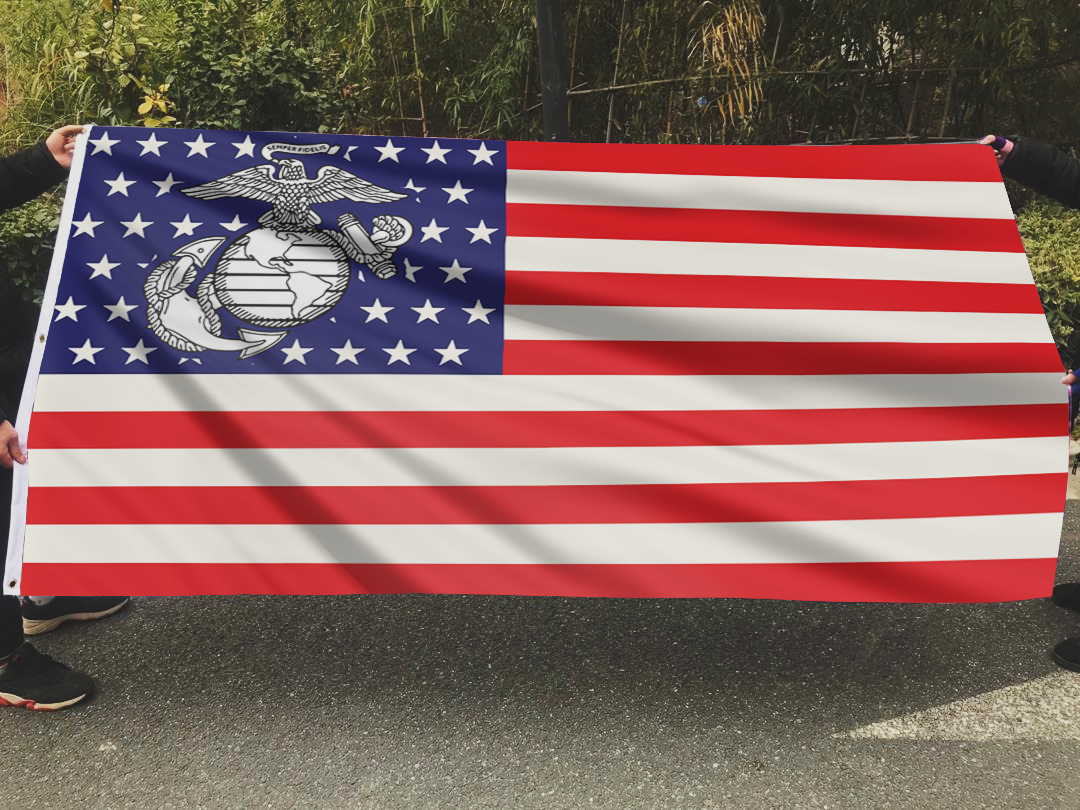 Marine Corp Seal Flag – Respect The Look