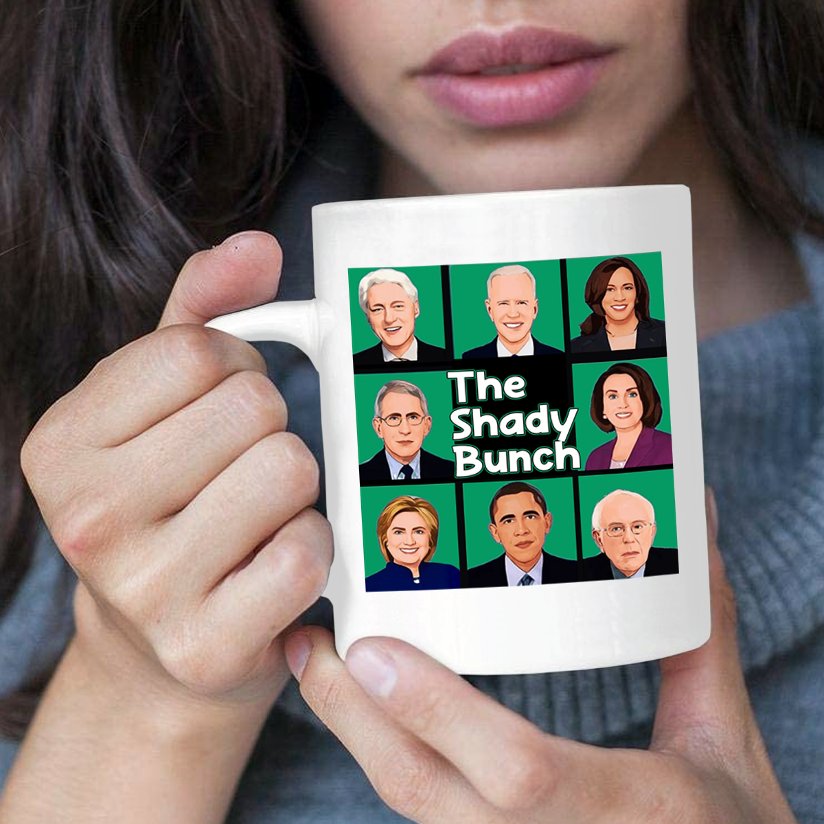 The Shady Bunch 11 oz. White Mug – Respect The Look