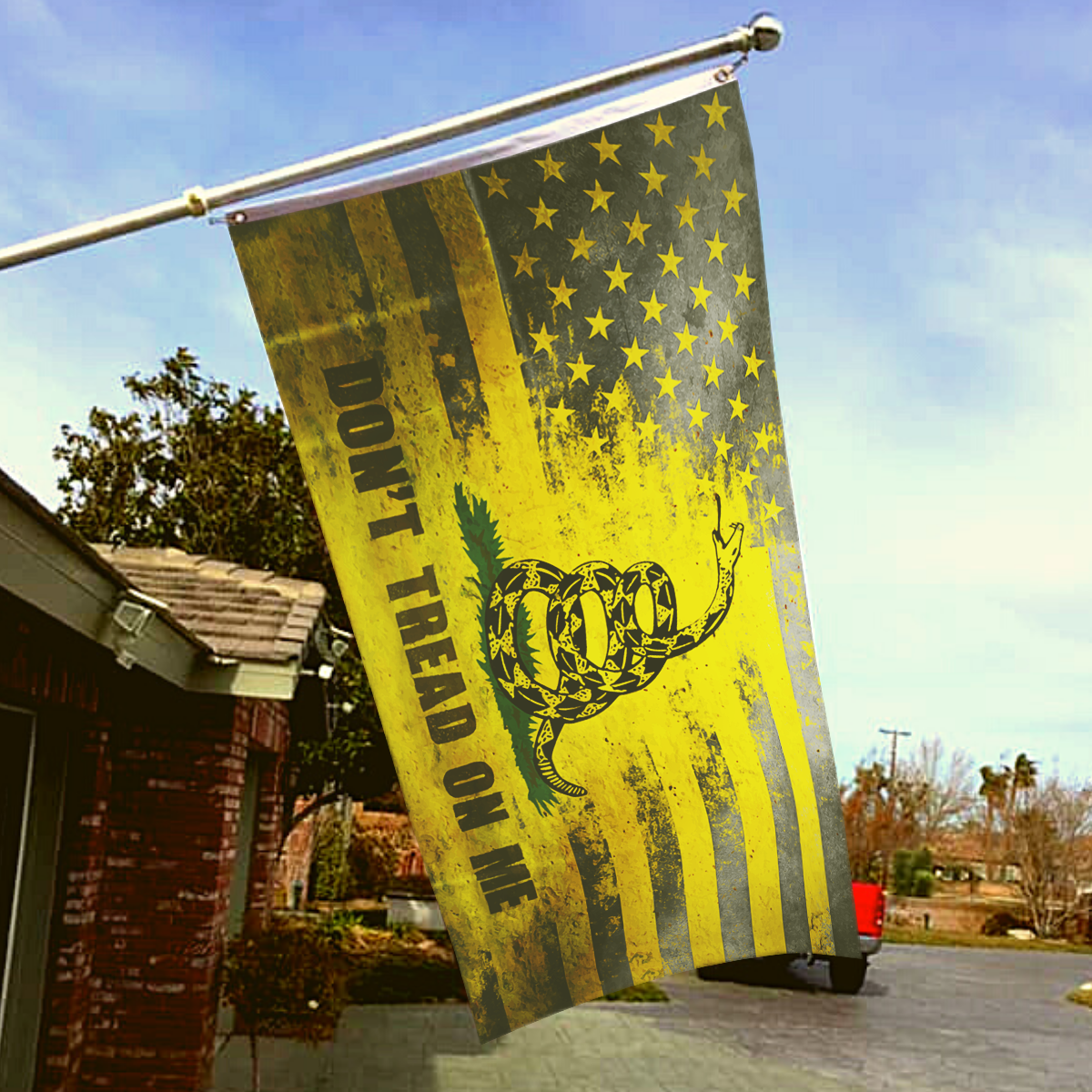 DTOM Gadsden USA Patriotic Flag – Respect The Look