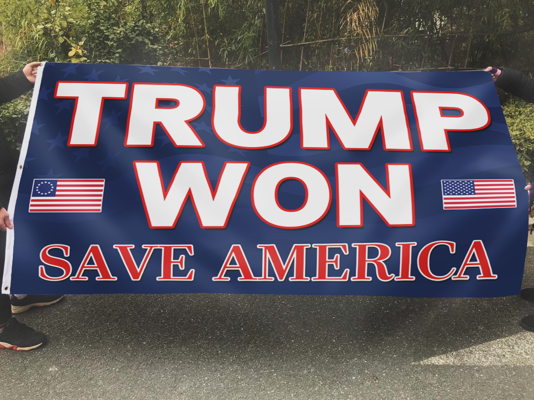 Trump Won - Save America Flag – Respect The Look