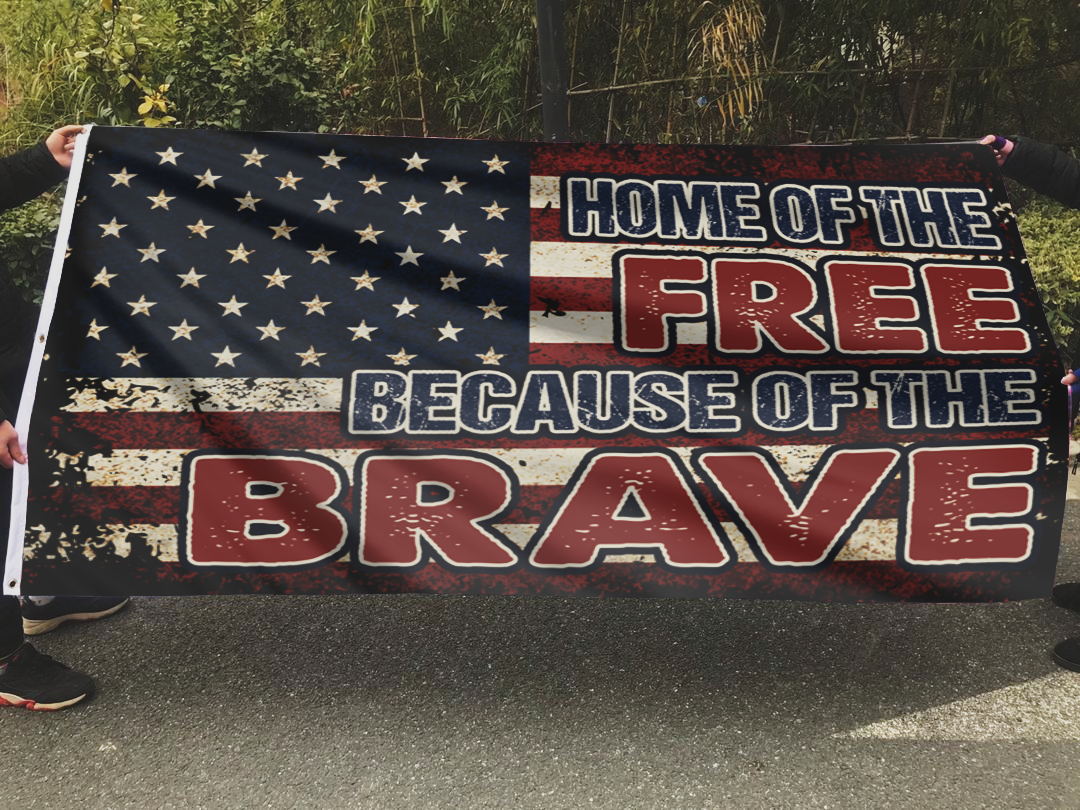 HOME OF THE FREE FLAG – Respect The Look