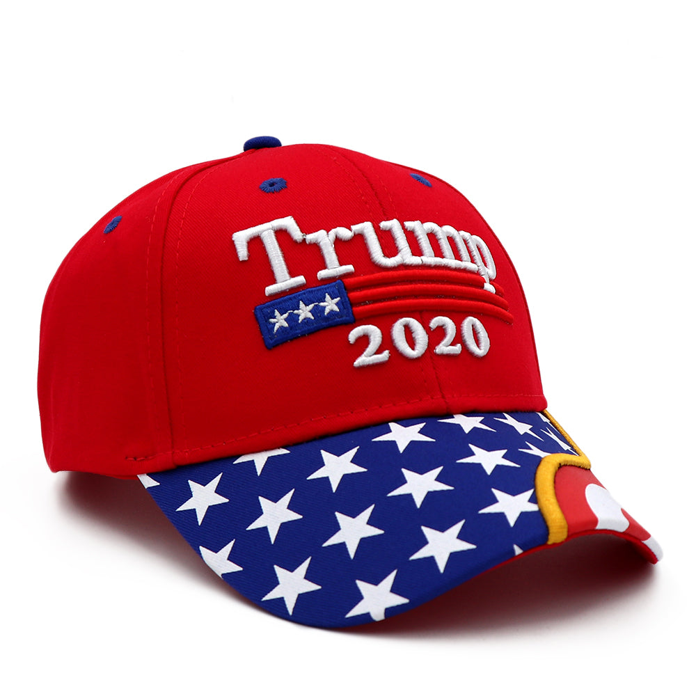 Trump 2020 Flag Red Bill Hat - USA Flag Trump Hat – Respect The Look