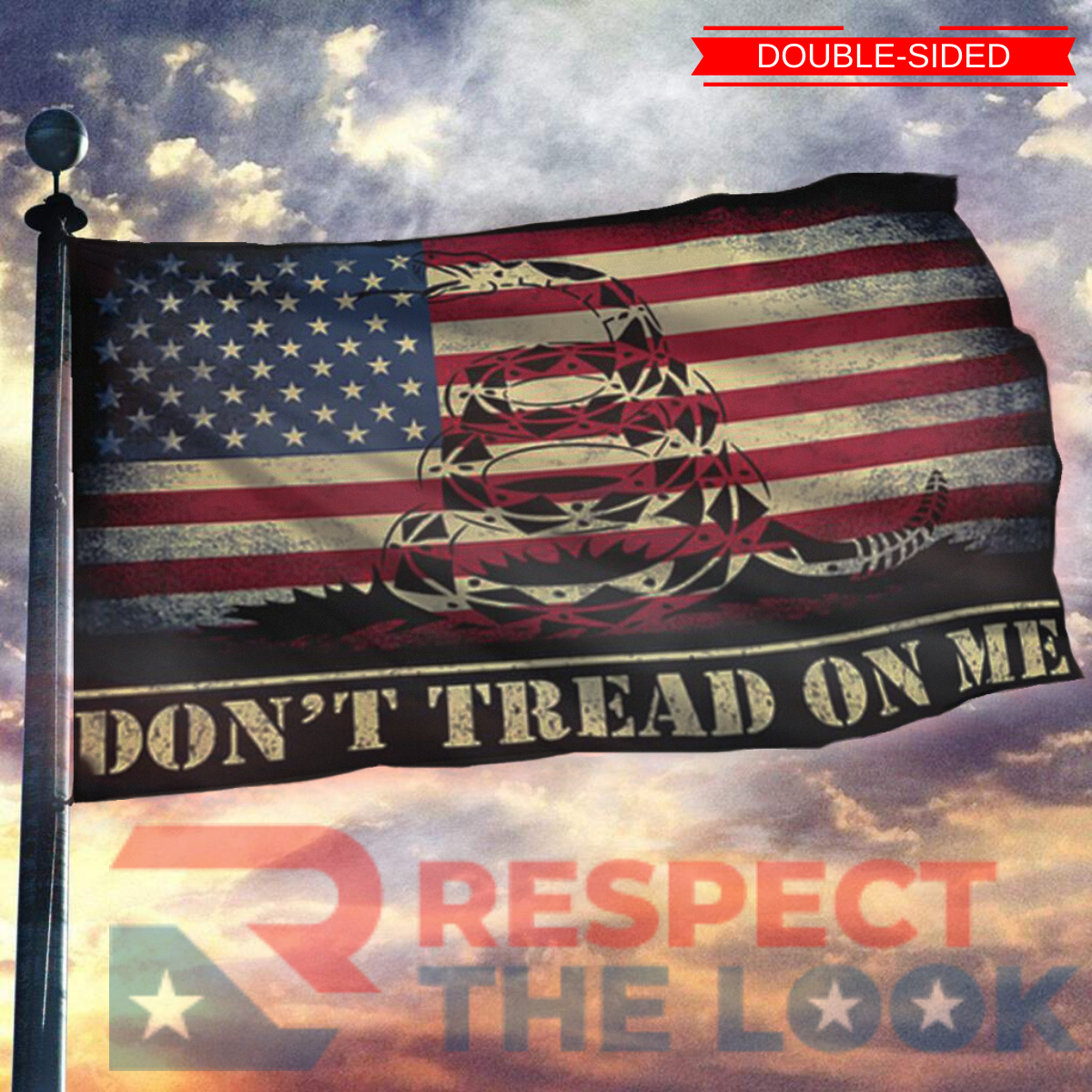 Respect The American Flag Patriot Day Concept. A Service Member